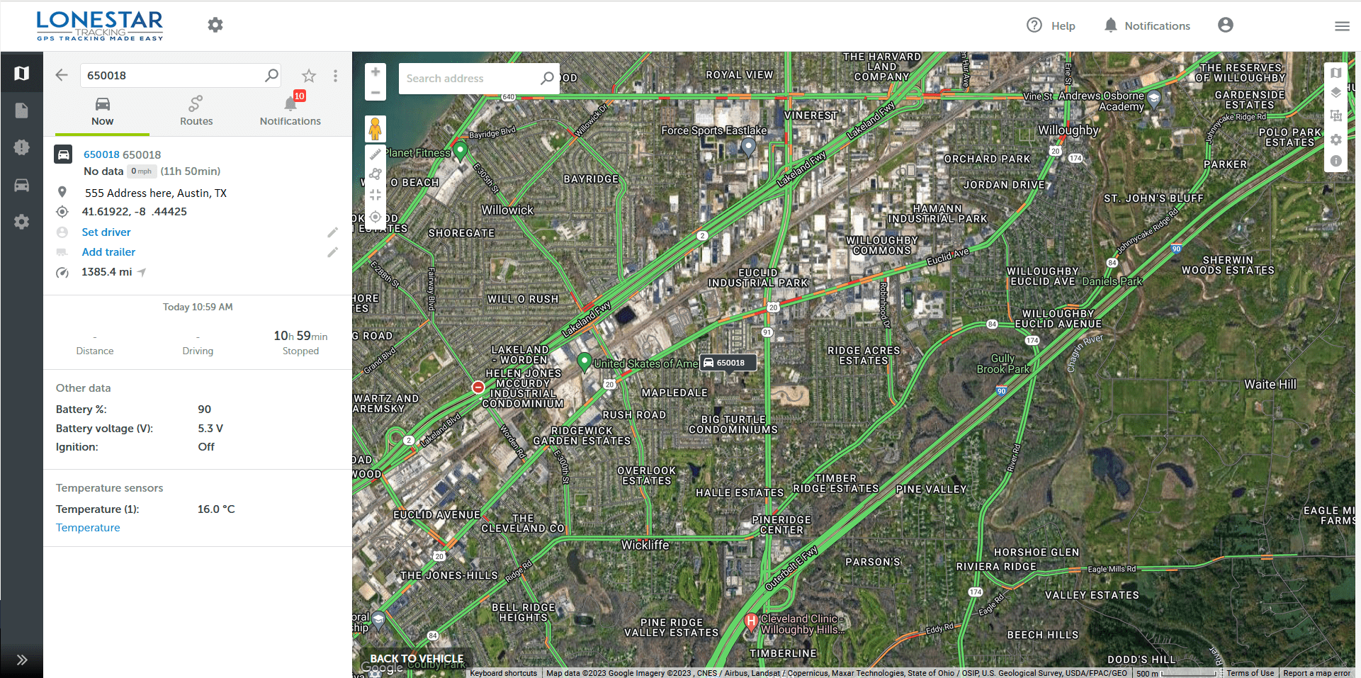 Asset Tracking Demo - LoneStar Tracking®